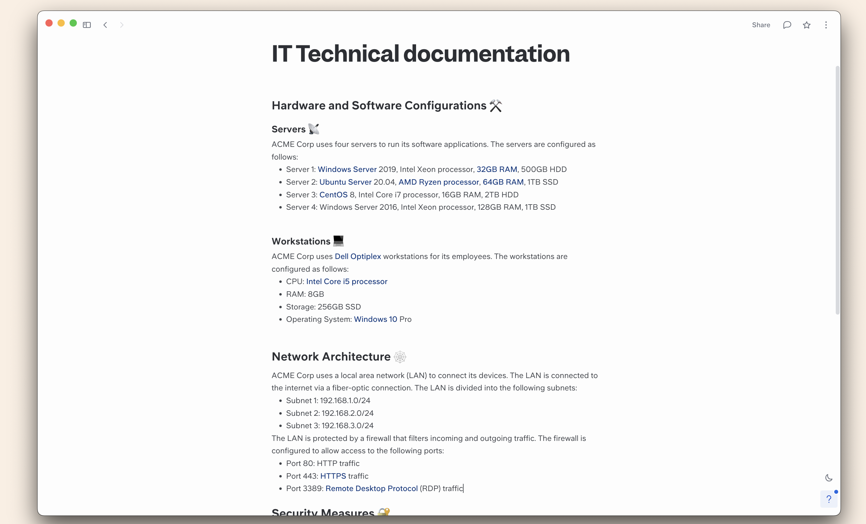 Free Technical Documentation Template Slite Free Technical Documentation Template Slite